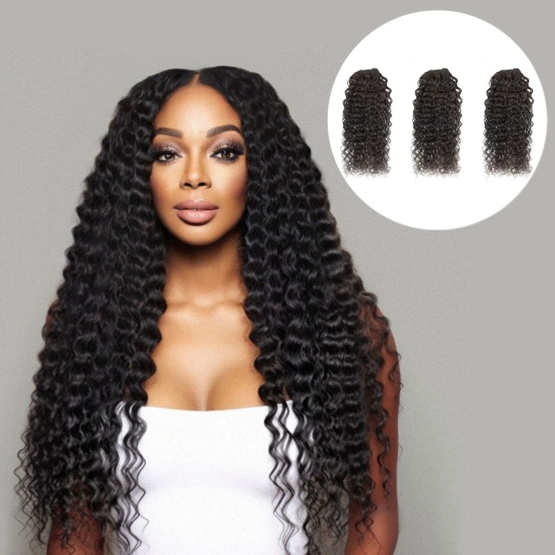 3 Weft Bundle: Nia - Soft Curly Wavy - Traditional Weft Bundles – Innovative Weaves | Patented ...