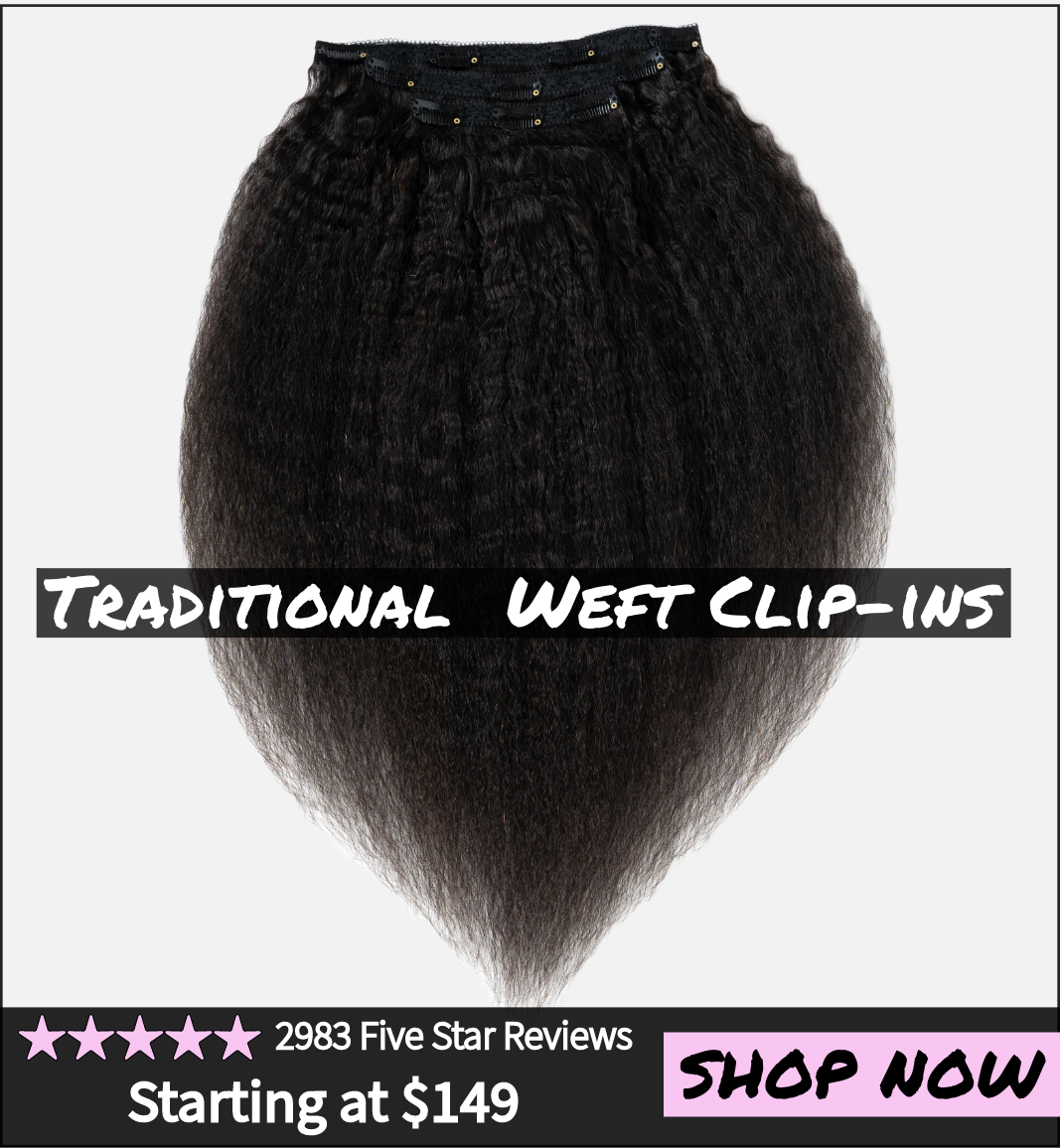 Traditional Weft Clip-ins Collection – Innovative Weaves | Patented ...