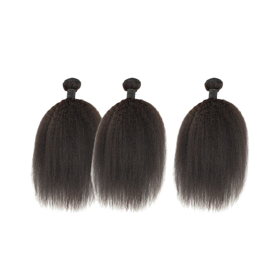 3 Weft Bundle: Jada Cambodian Kinky Straight - Traditional Weft Bundle ...