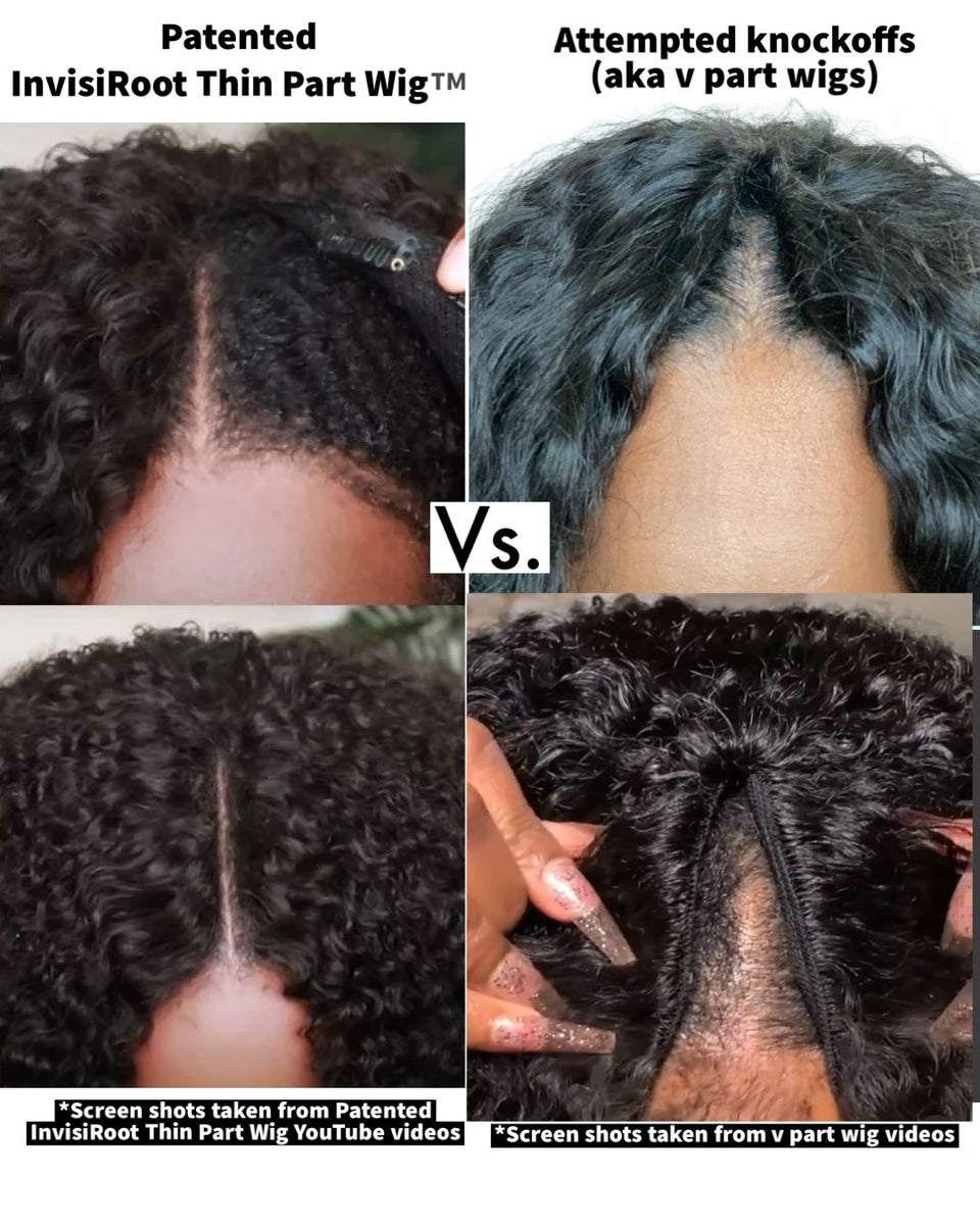 Kayla - 3c - Virgin Burmese Hair - Loose Kinky Curly - InvisiRoot Thin ...